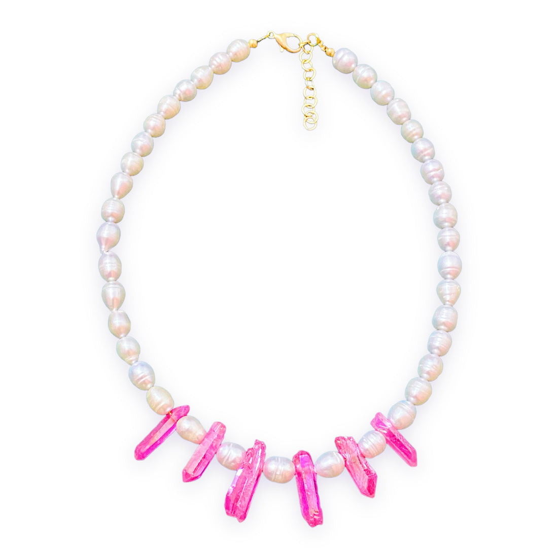 Pink Quartz Necklace – ROCKmint